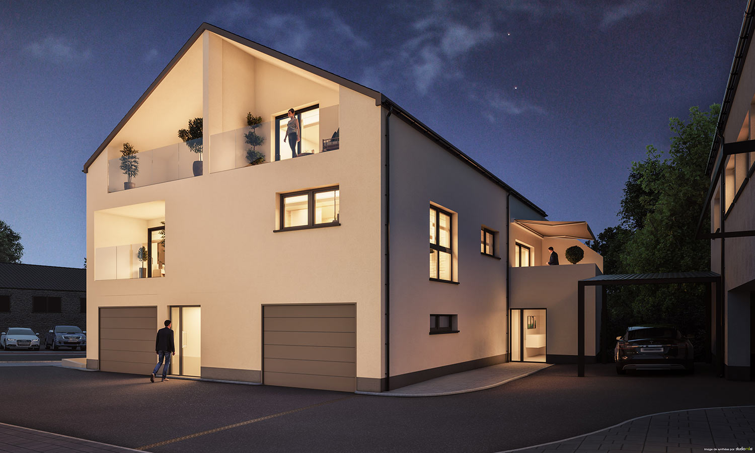 Maison bi-familiale (L-Filsdorf) – Studiomilo